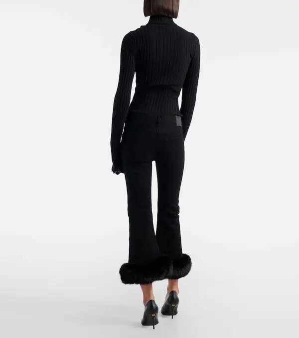 Balenciaga Low-rise Capri Jeans