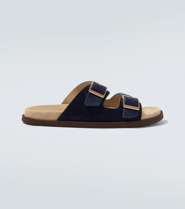 Brunello Cucinelli Suede Sandals