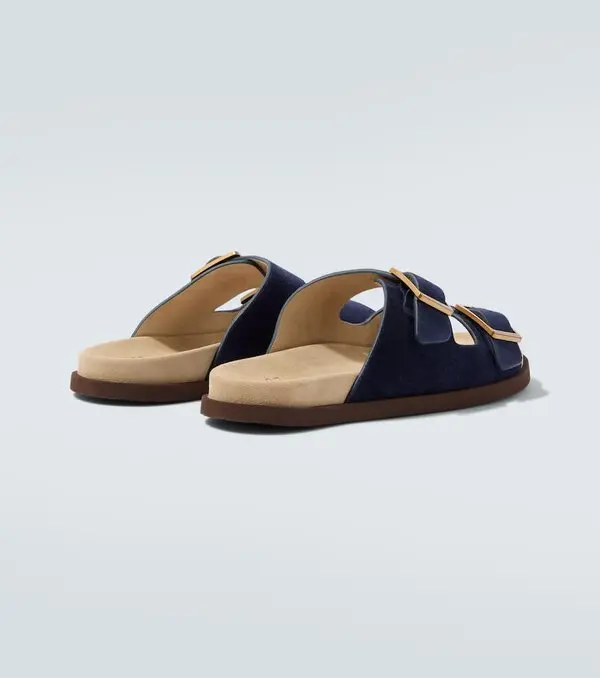 Brunello Cucinelli Suede Sandals