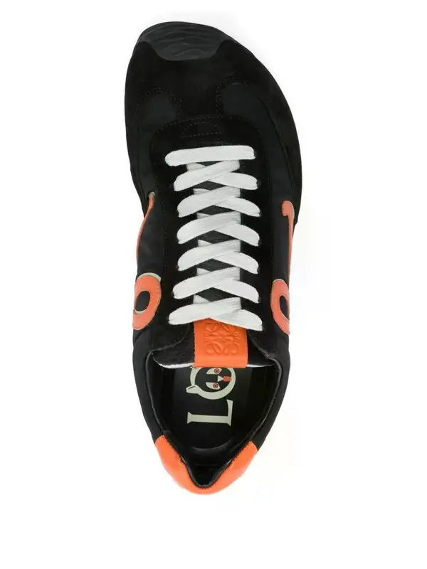 Loewe Logo-appliqué Sneakers - Black