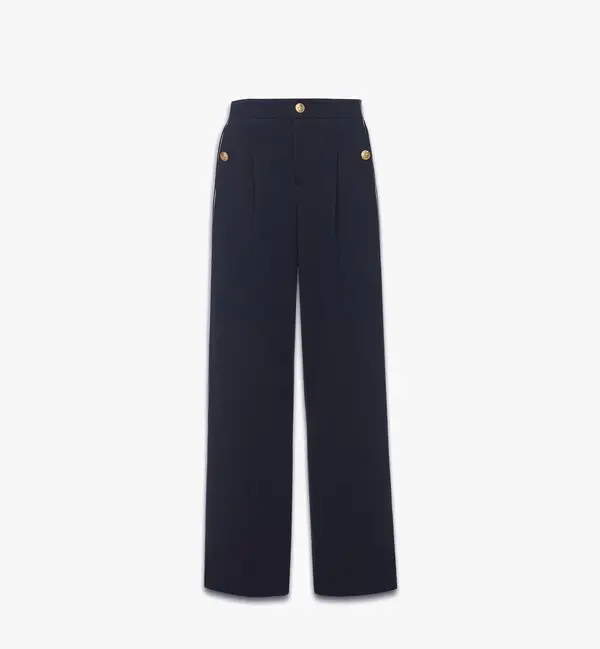 Mcm Bouclé Wide Leg Pants