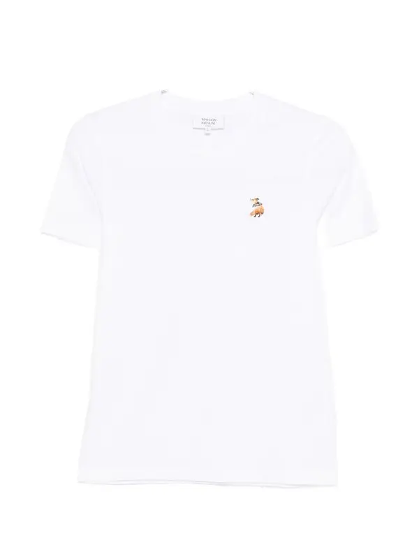 Maison Kitsuné Dreaming Fox Cotton T-shirt - White