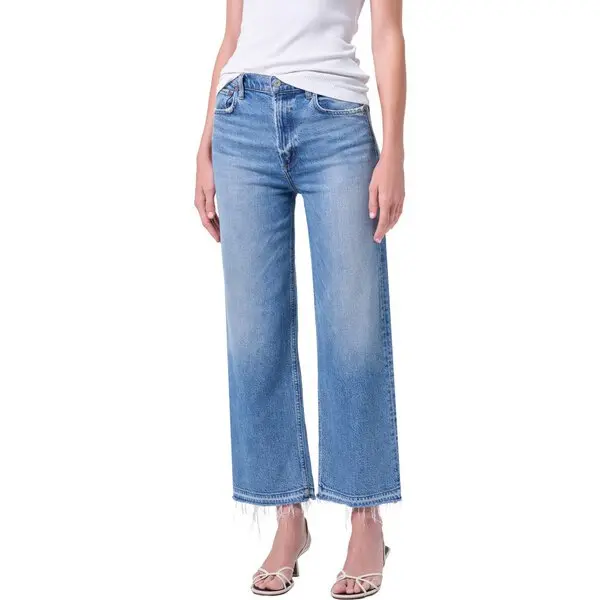 AGOLDE Ren High-waist Wide-leg Jeans - Measure