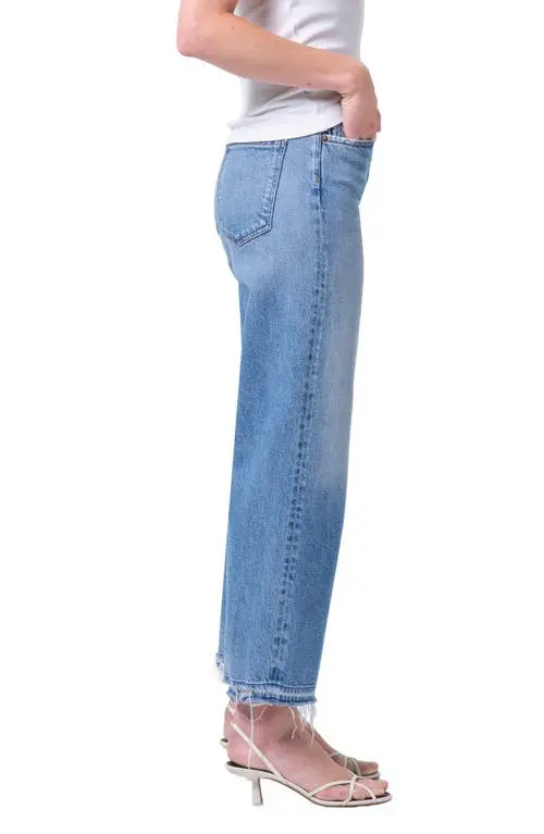 AGOLDE Ren High-waist Wide-leg Jeans - Measure
