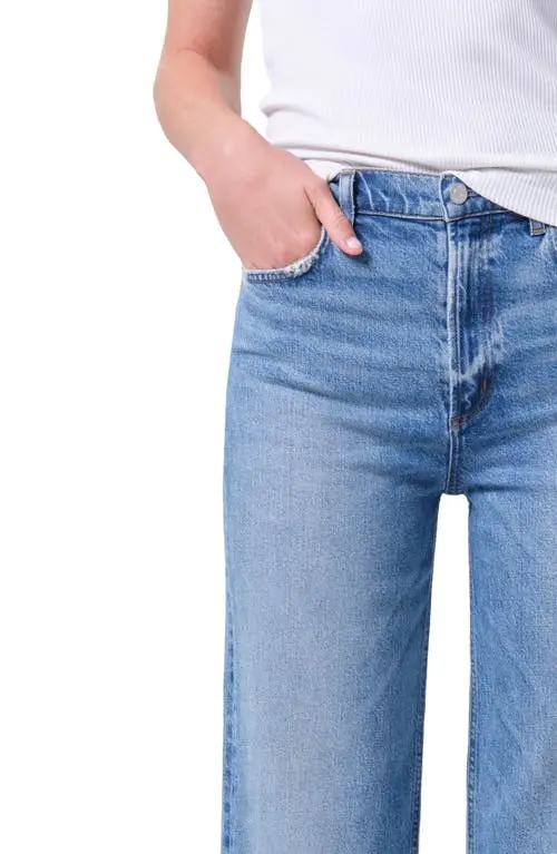 AGOLDE Ren High-waist Wide-leg Jeans - Measure