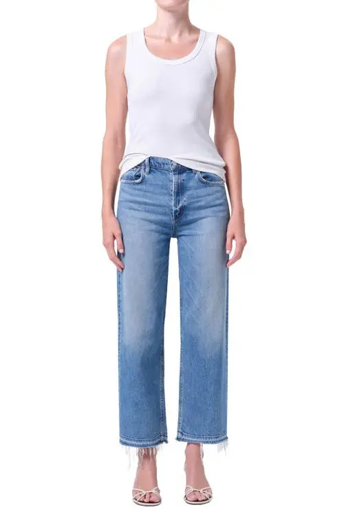 AGOLDE Ren High-waist Wide-leg Jeans - Measure