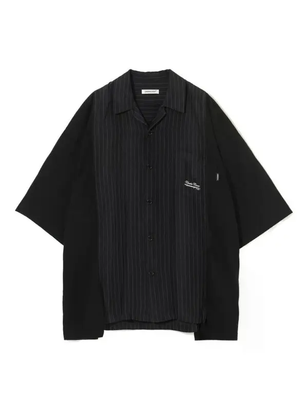 Undercover Pinstripe Pocket Shirt - Black