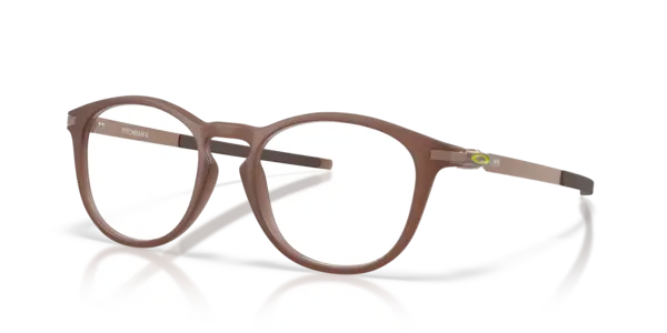 Oakley Round Eyeglasses - Transparent Mahogany