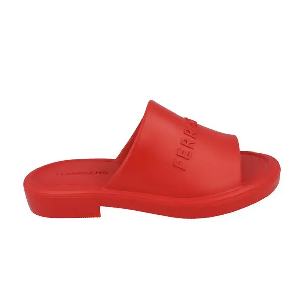 FERRAGAMO Giuneva Slide - Red