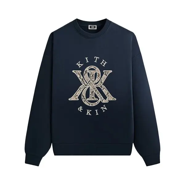 Kith K&k Python Nelson Crewneck - Blue