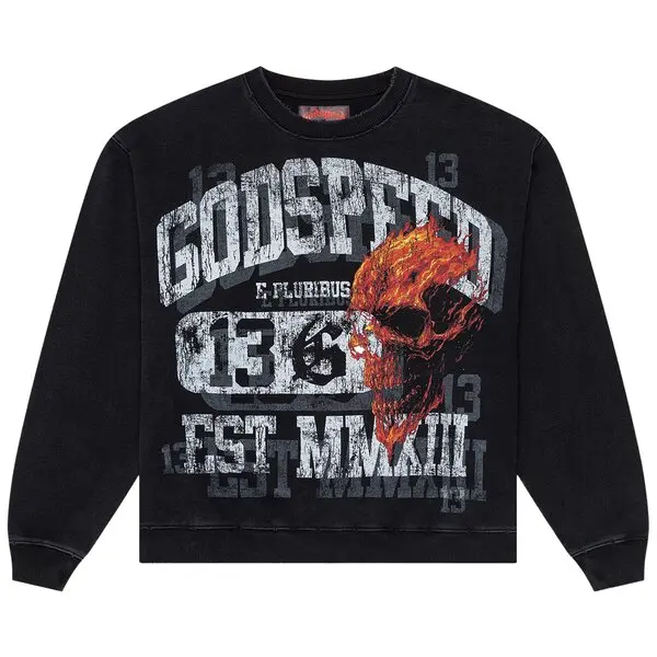 GODSPEED Seeing Double Sweatshirt - Black