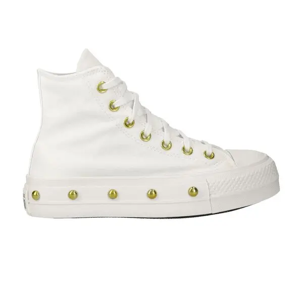 CONVERSE Chuck Taylor All Star Studded Lift Platform - White
