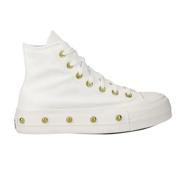 CONVERSE Chuck Taylor All Star Studded Lift Platform - White