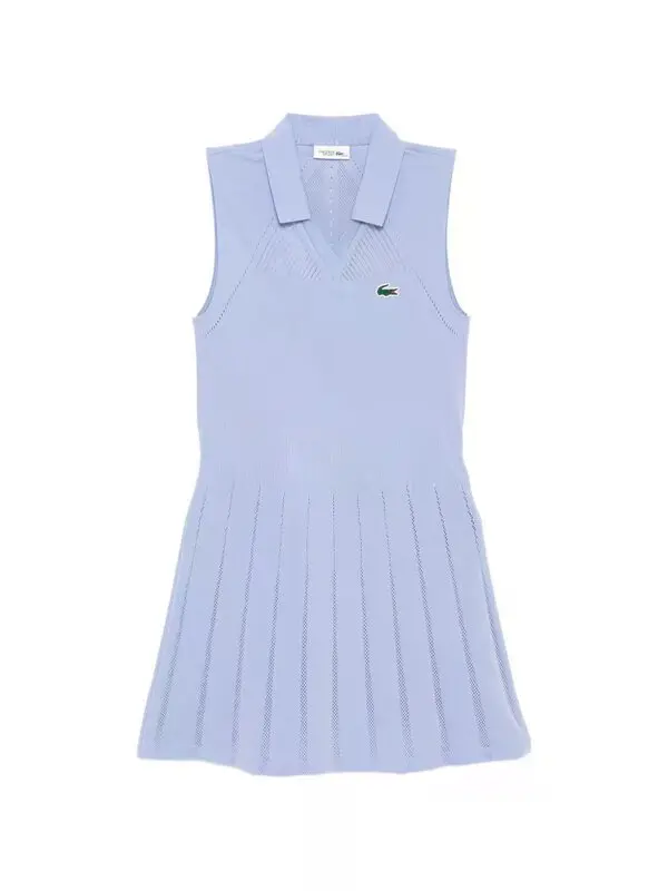 Lacoste Logo-embroidered Mini Dress