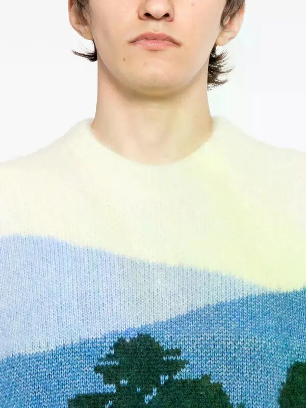 Lacoste Graphic Crew-neck Pullover