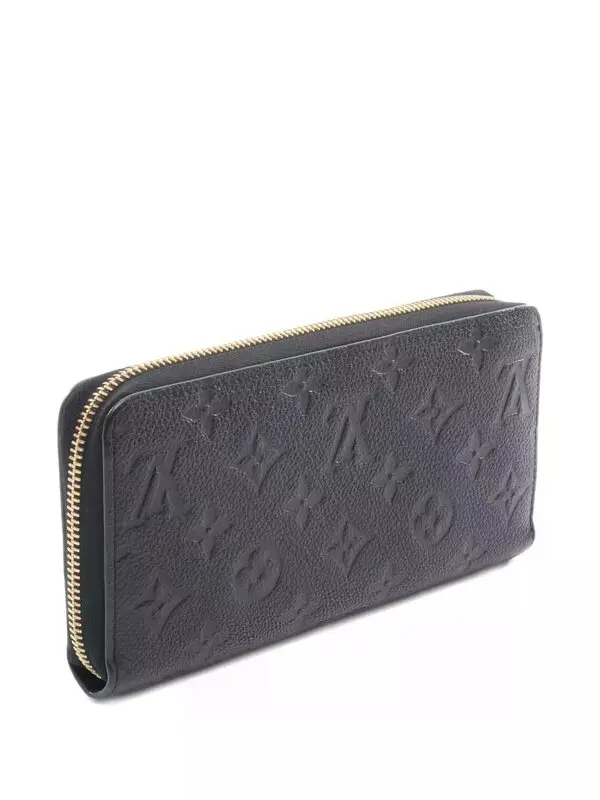 LOUIS VUITTON Monogram Leather Wallet - Black