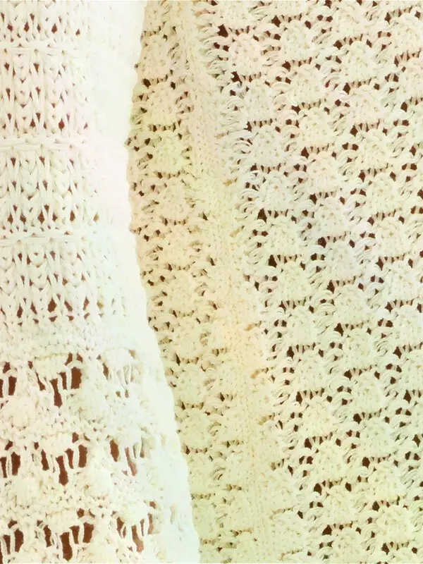 ERES Crocheted Mini Skirt - White
