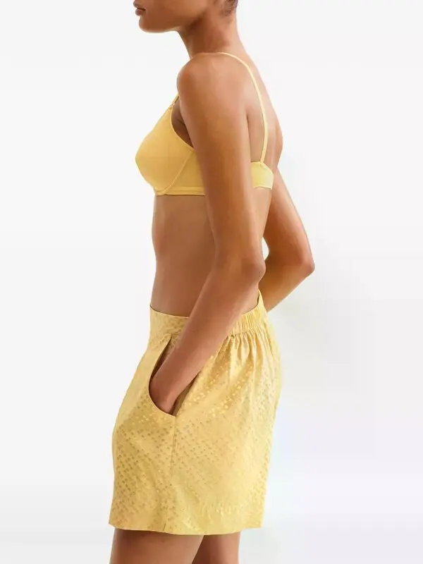 ERES Tiare Shorts With All-over Pattern - Yellow