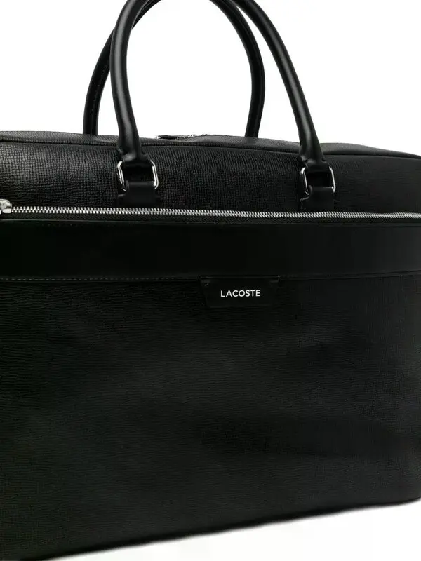 Lacoste Debossed Logo Laptop Bag