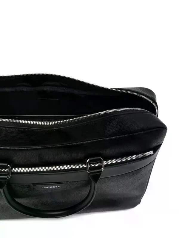 Lacoste Debossed Logo Laptop Bag