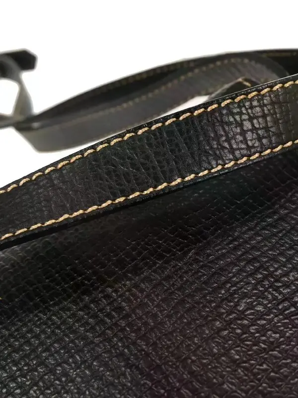 Loewe 1990-2000s Topstitch Shoulder Bag