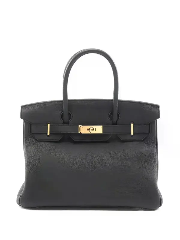 Hermès Top Handle Birkin Handbag - Black