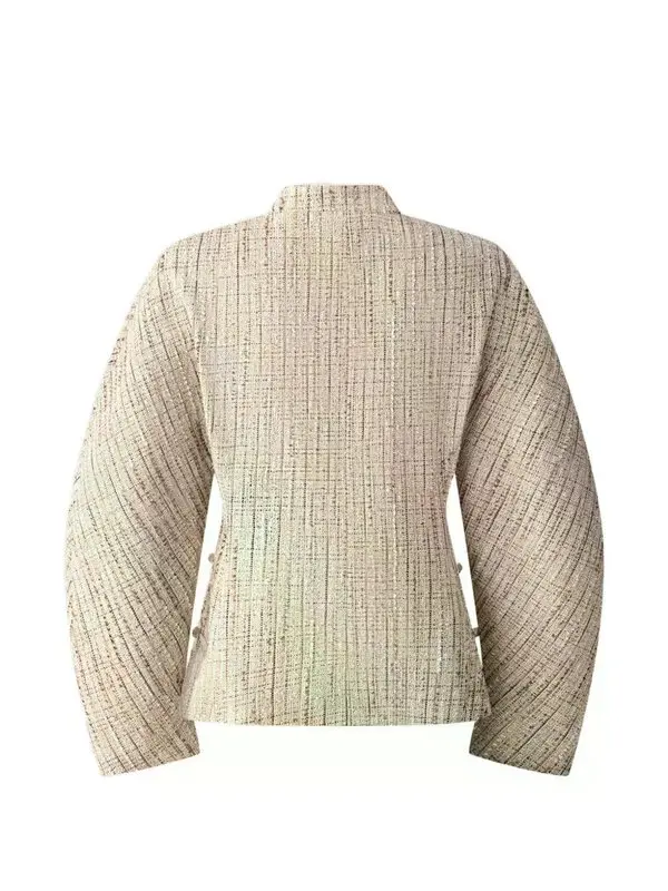Shanghai Tang Knot Tweed Tang Jacket