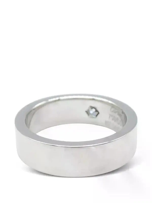 Cartier 2006 18k White Gold Love Diamond Ring - Silver