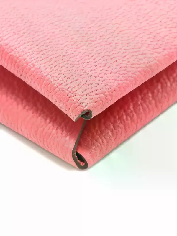 Hermès 2024 Calvi Leather Coin Purse - Pink