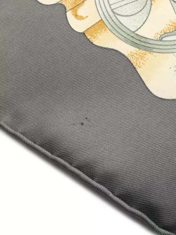 Hermès 2000s Graphic Silk Scarf