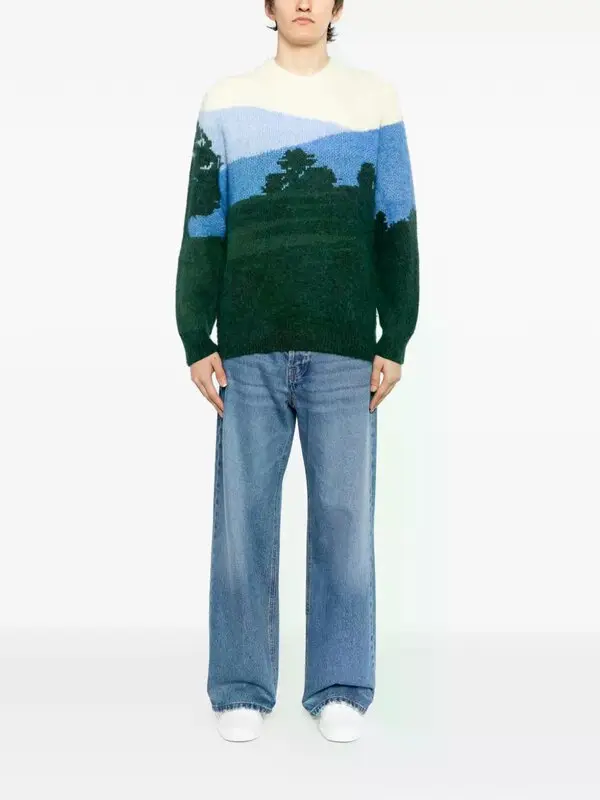 Lacoste Multicolored Crew-neck Sweater