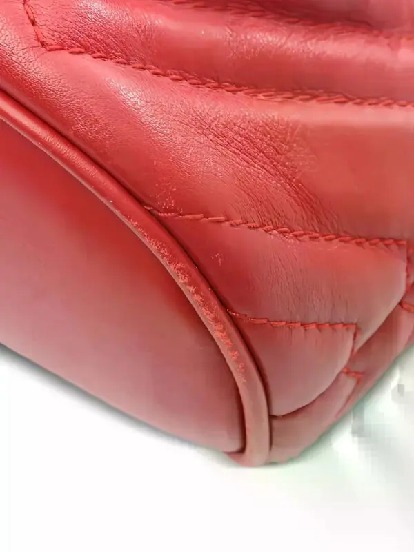 Gucci 2000s Chevron Leather Backpack
