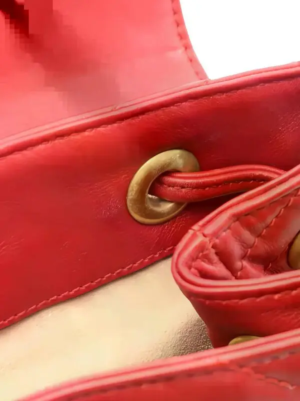 Gucci 2000s Chevron Leather Backpack