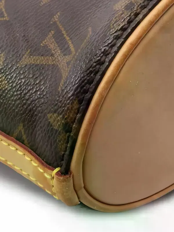 LOUIS VUITTON 2000s Monogram-print Druot Shoulder Bag - Brown