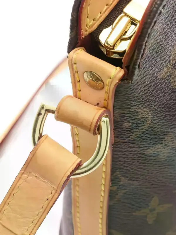 LOUIS VUITTON 2000s Monogram-print Druot Shoulder Bag - Brown
