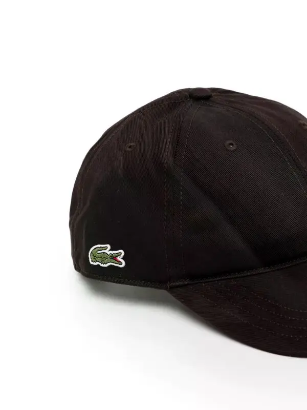 Lacoste Logo-patched Cap - Brown