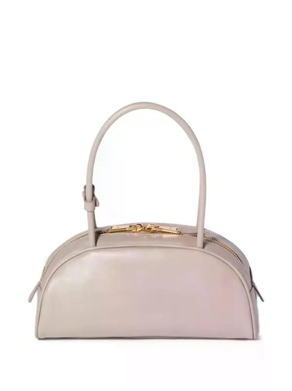 Miu Miu Beau Leather Shoulder Bag - Grey