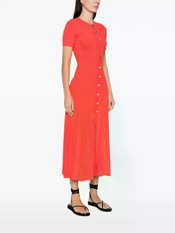 Sandro Midi Button-up Dress