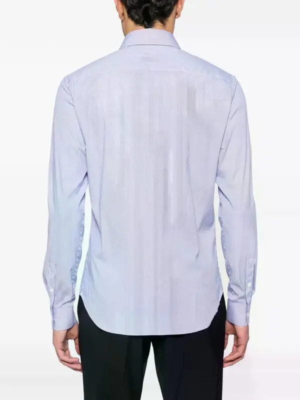 Sandro Striped Buttoned Shirt - Blue