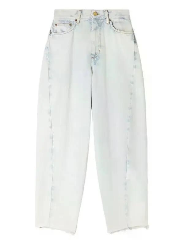 Sandro Faded Barrel Cotton Jeans