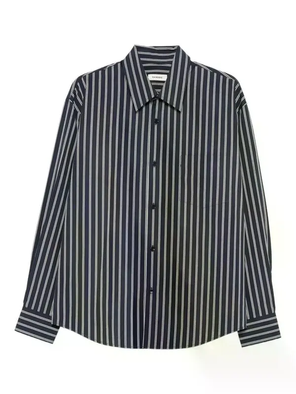 Sandro Striped Cotton Shirt