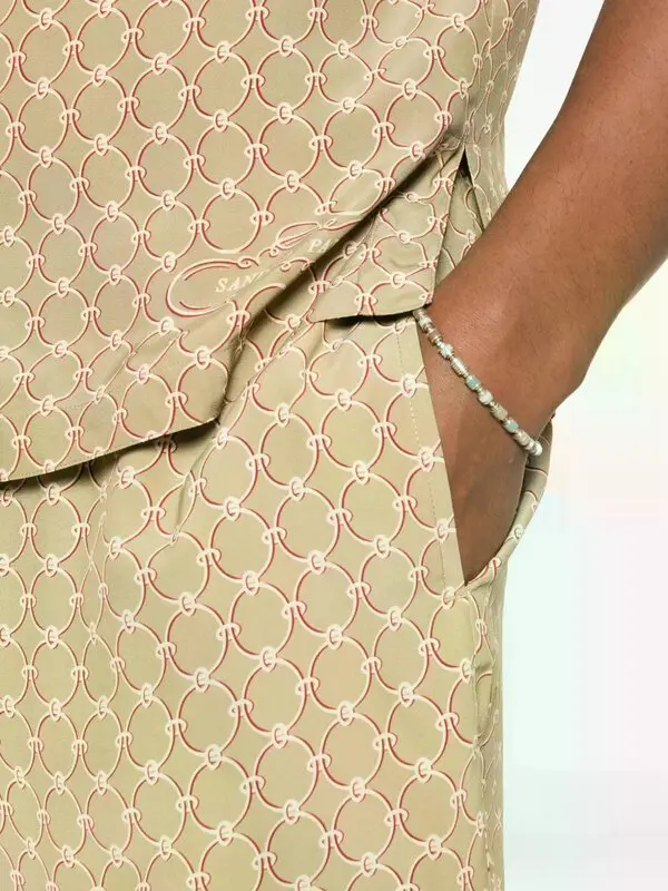 Sandro Geometric-pattern Shorts