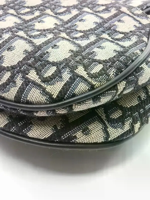 Dior 2010s Mini D-charm Shoulder Bag - Blue