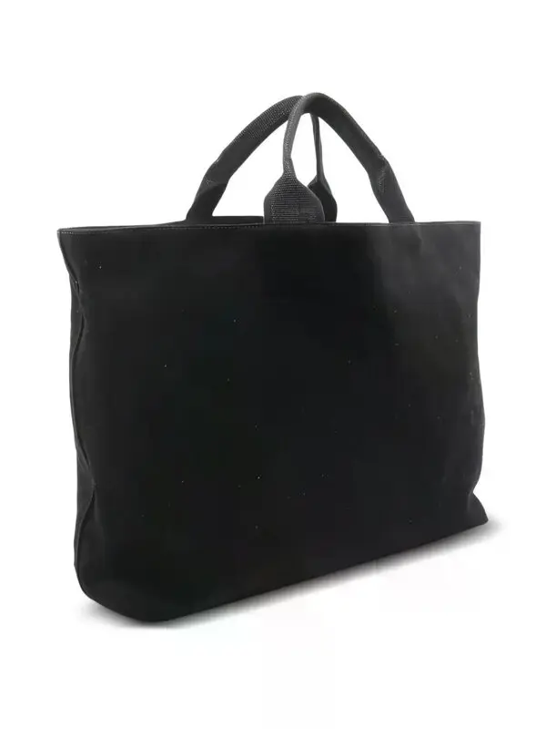 Prada 2010s Large Canvas Tote Bag