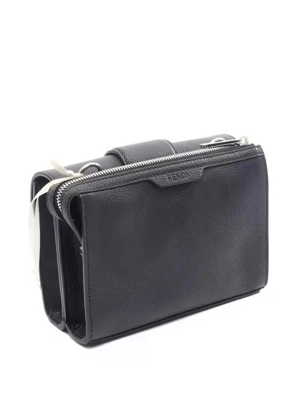 Fendi 2000s Double Leather Shoulder Bag