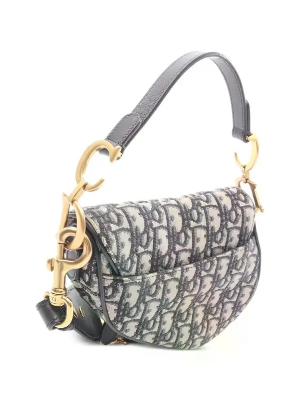 Dior 2010s Saddle Tote Bag - Blue