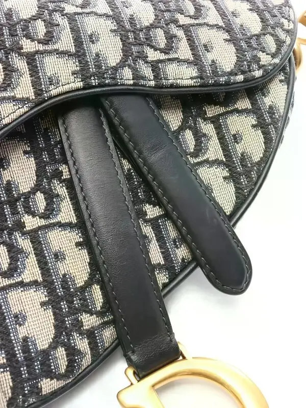 Dior 2010s Saddle Tote Bag - Blue