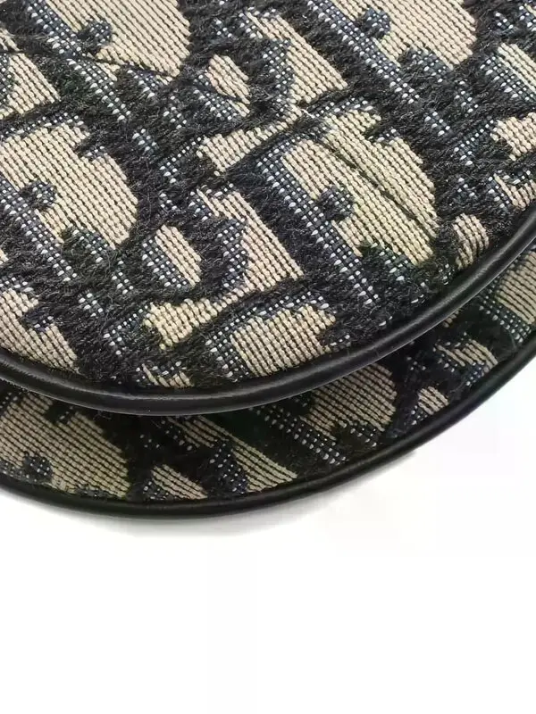 Dior 2010 Mini Saddle Oblique Shoulder Bag - Neutrals