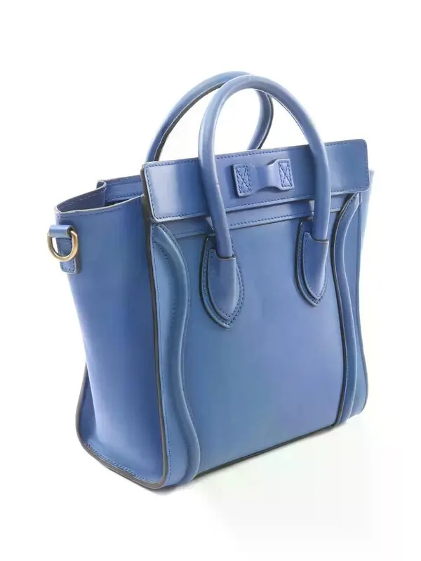 Celine 2000s Nano Luggage Shopper Tote - Blue