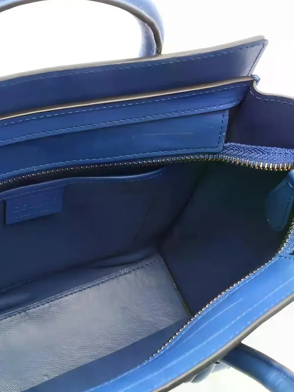 Celine 2000s Nano Luggage Shopper Tote - Blue